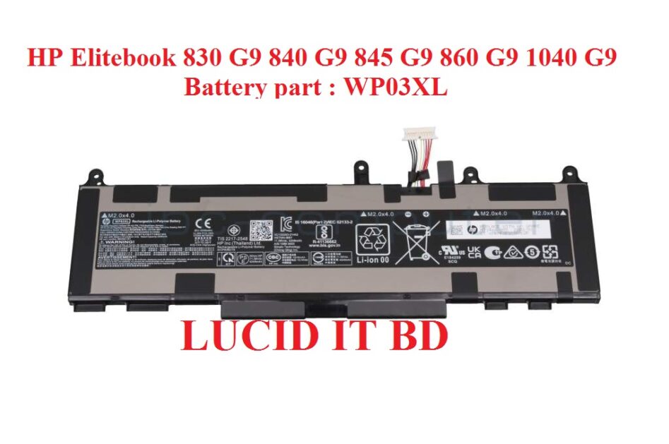 Genuine WP03XL Battery for HP Split X2 13-M00 Elitebook 830 G9 840 G9 ...