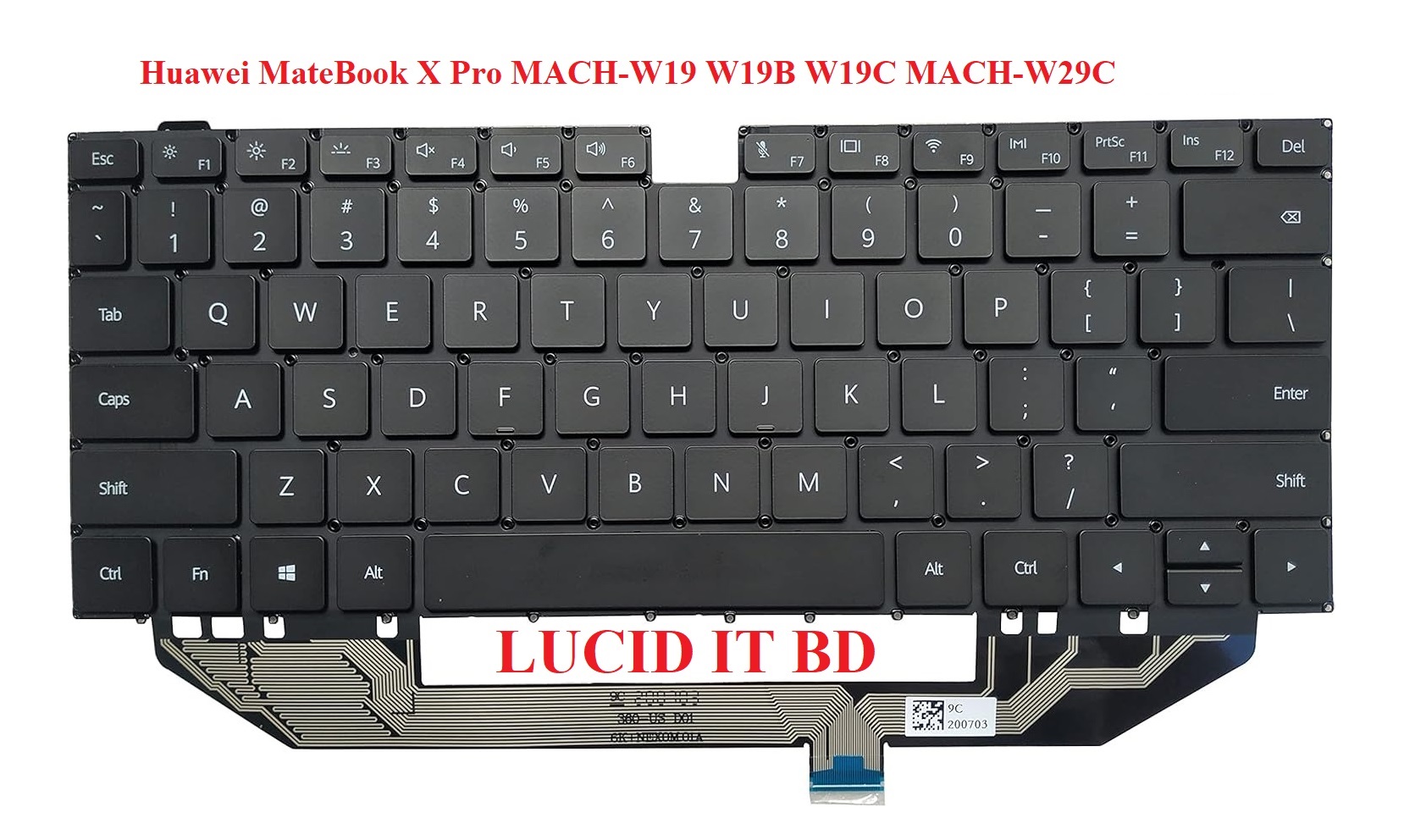 Keyboards for Huawei MateBook X Pro MACH-W19 W29 W19B W19C W29BL KLV ...