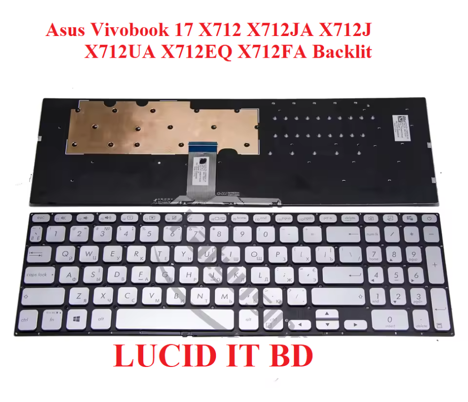 Keyboard for Asus Vivobook 17 X712 X712JA X712J X712UA X712EQ X712FA ...